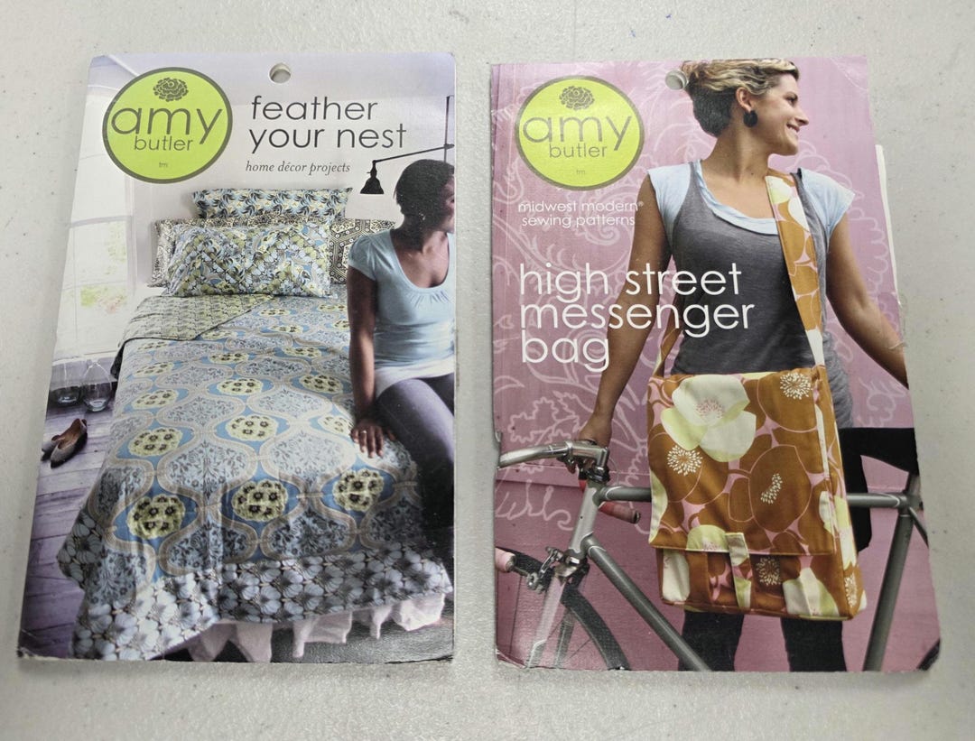 Amy Butler Pattern Bundle - Two Patterns - High Street Messenger Bag ...