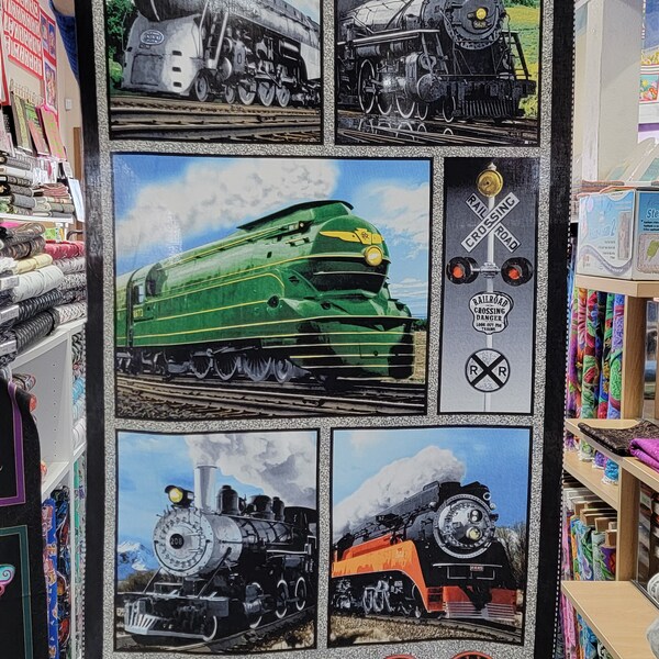 Train Quilt - Etsy