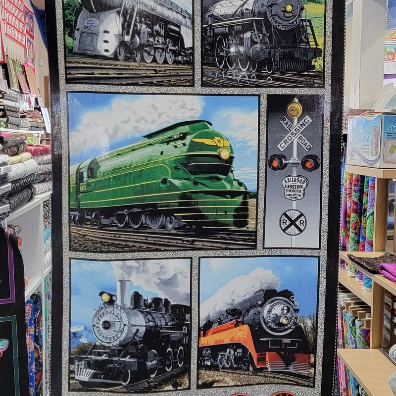 Train Quilt - Etsy
