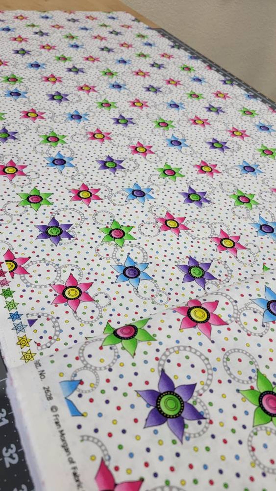 Flower Power Small Flowers on White - High Quality Quilting Cotton From ...