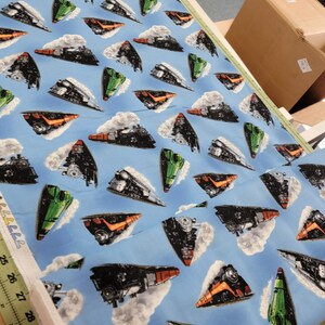 On the Right Track - Trains - High Quality Quilting Cotton From the ...