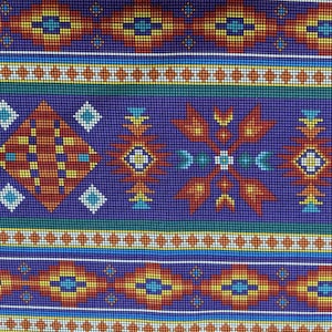 Tucson Purple Native American Beadwork Stripe - Beautiful High Quality ...
