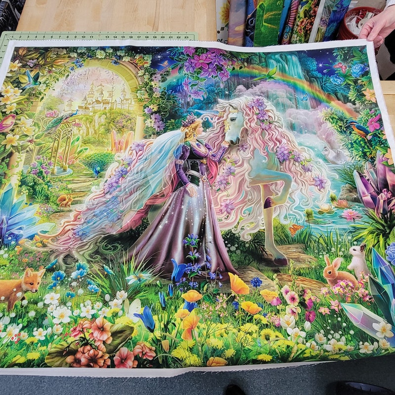 Unicorn Fabric Panel - Etsy