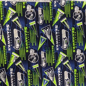 Seattle Seahawks NFL Extra Wide 58 High Quality Quilting Cotton From ...