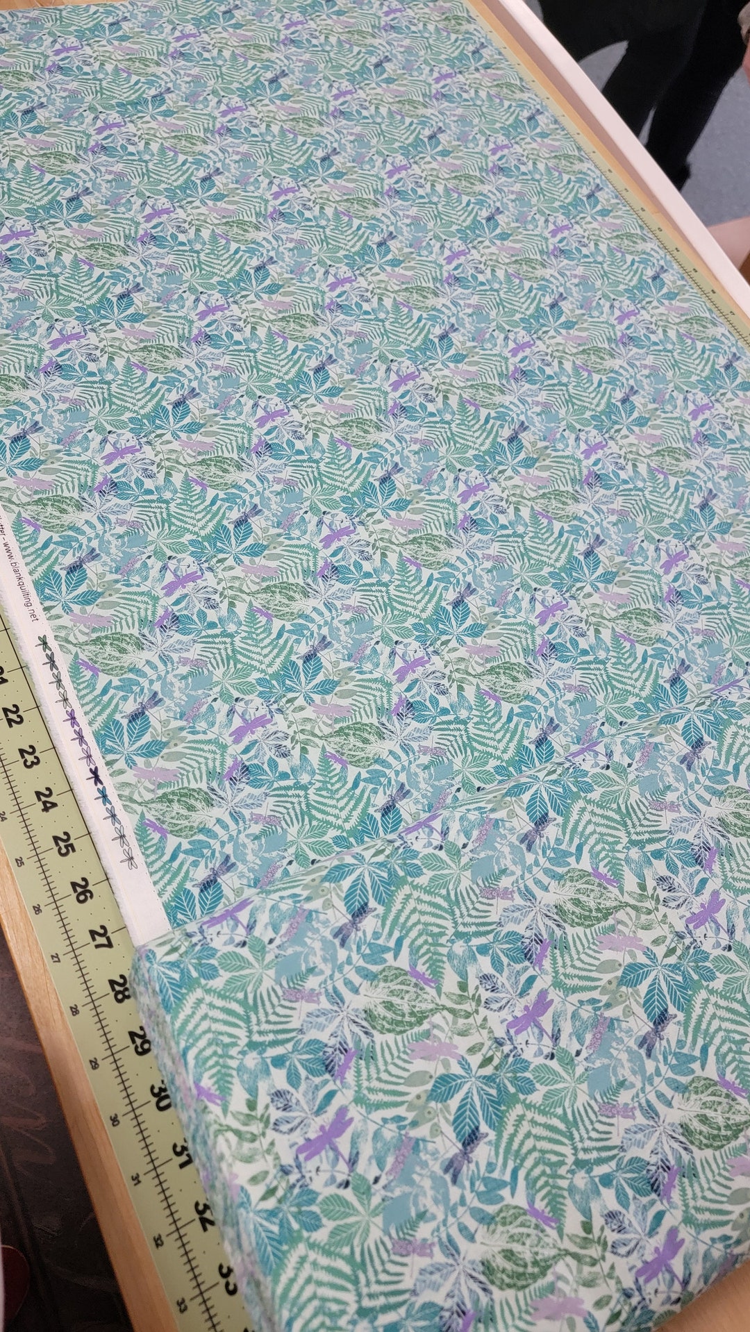 Dragonfly Flutter - Ferns Leaves Dragonflies- High Quality Quilting ...