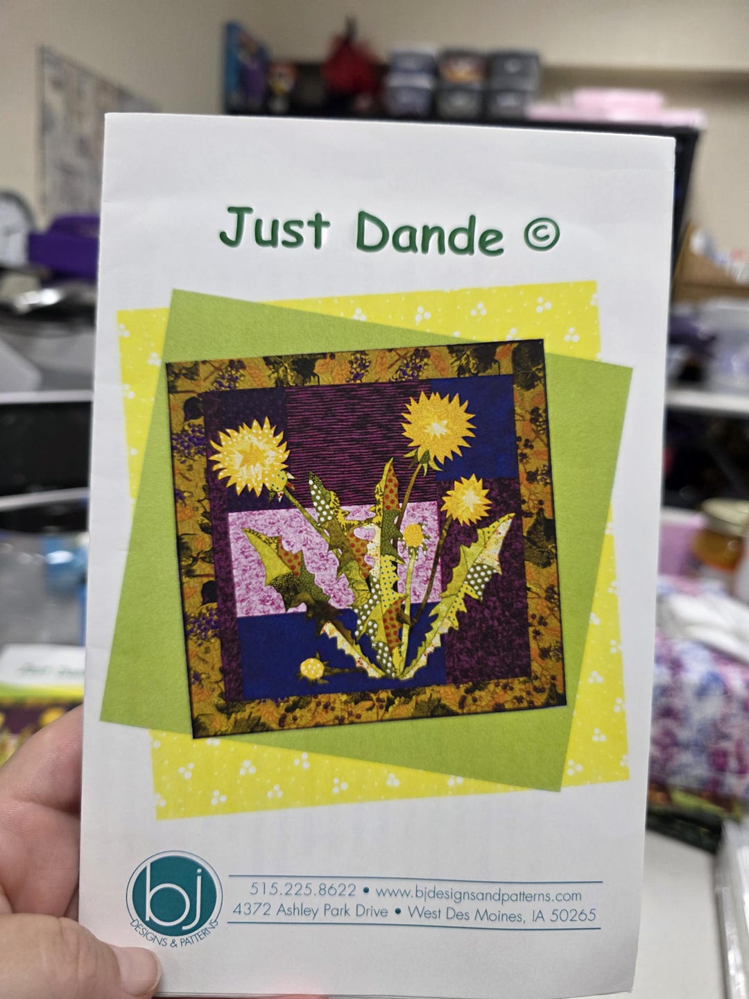 Just Dande Dandelion - Applique Quilt Pattern by BJ Designs - Etsy