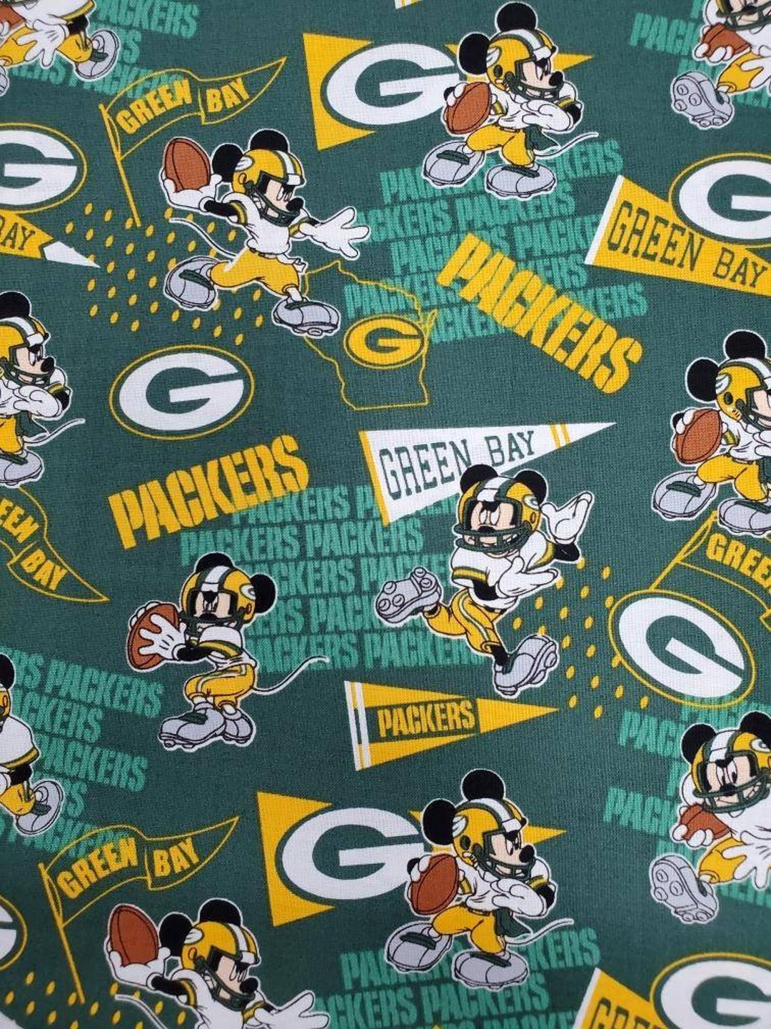 Green Bay Packers & Mickey Mouse - MASHUP NFL and Disney -high Quality ...
