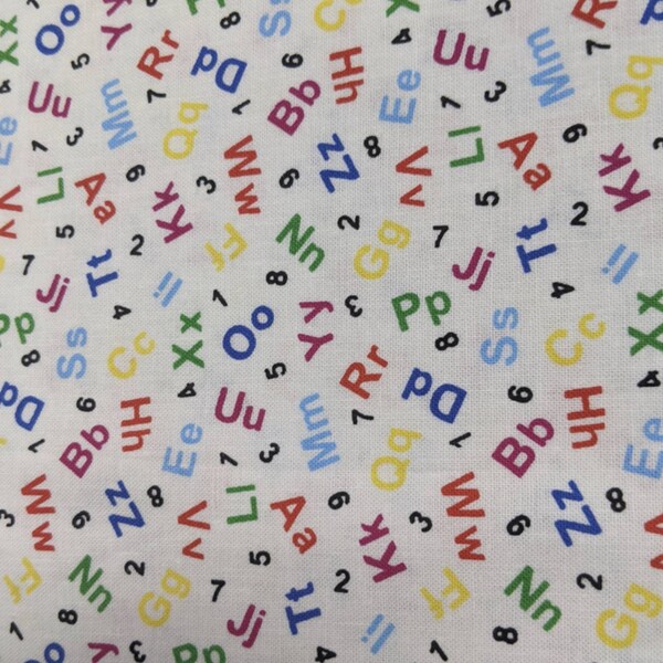 Fabric Alphabet Etsy