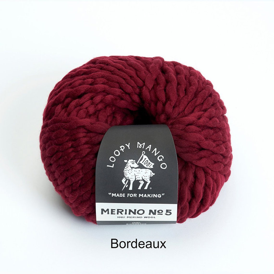 1 150g Ball Loopy Mango Yarn Merino No.5 Yarn Merino Wool | Etsy