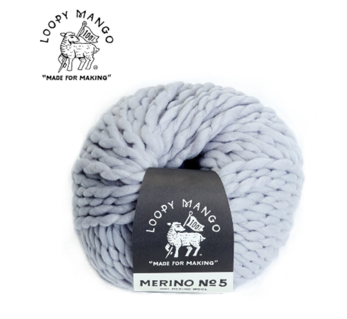 1 150g Ball Loopy Mango Yarn Merino No.5 Yarn Merino Wool | Etsy