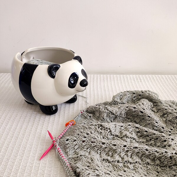 Ceramic Yarn Holder - Etsy
