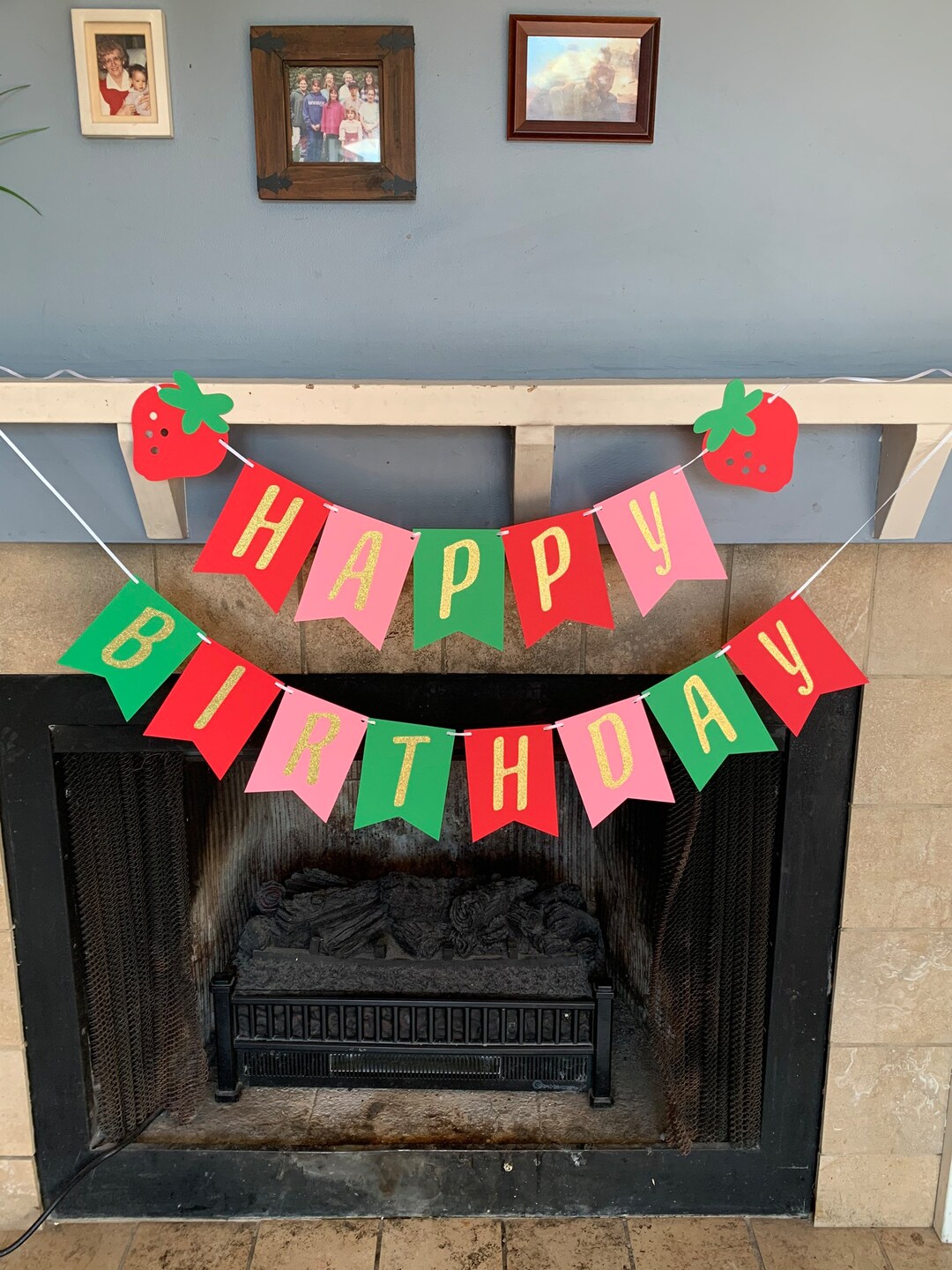 Strawberry Birthday Banner, Strawberry Party Decorations, Strawberry ...