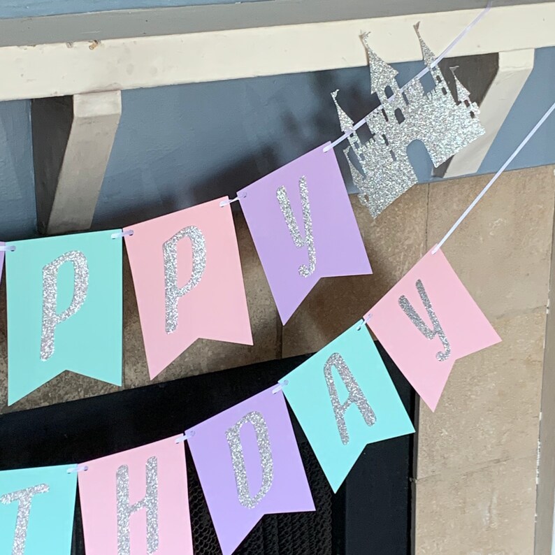 Princess Birthday Banner Princess First Birthday Banner - Etsy