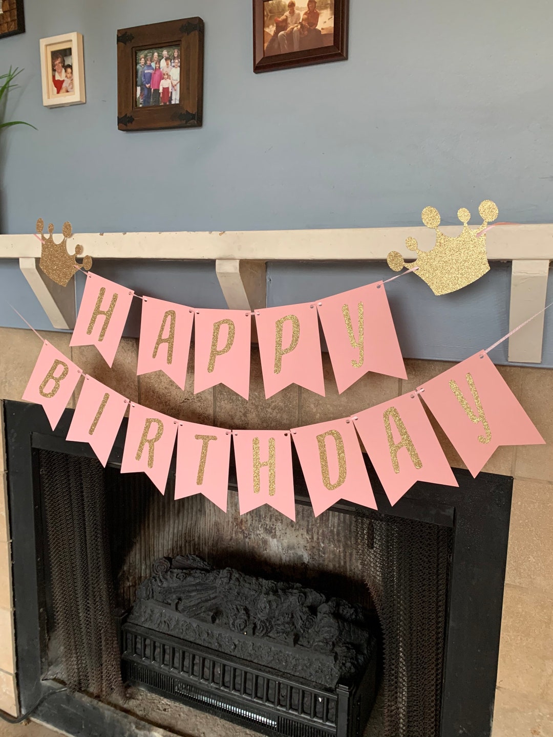 Princess Birthday Banner Princess First Birthday Banner - Etsy