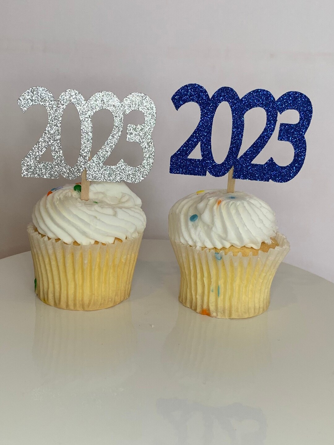 2023 Cupcake Toppers New Years Eve Party Decor Graduation - Etsy