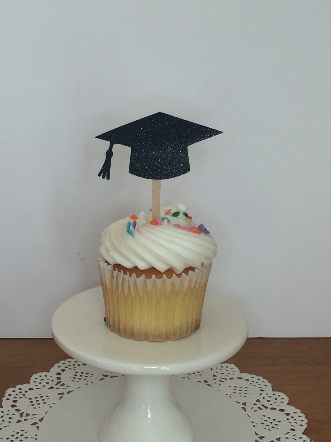 Grad Cap Cupcake Toppers, 2024 Cupcake Toppers, Graduation Cake Topper ...