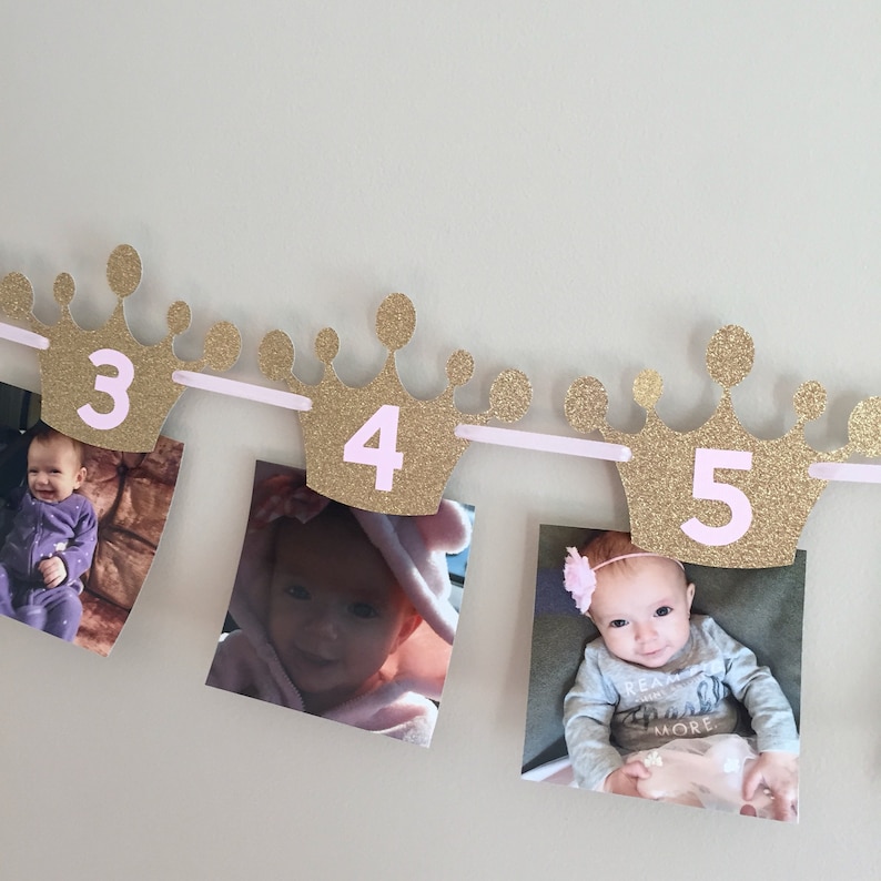 Princess Photo Banner Princess First Birthday Decor - Etsy