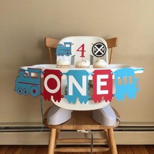 All Aboard Train Banner, Train Birthday Banner, Train Decorations ...