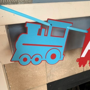 All Aboard Train Banner, Train Birthday Banner, Train Decorations ...