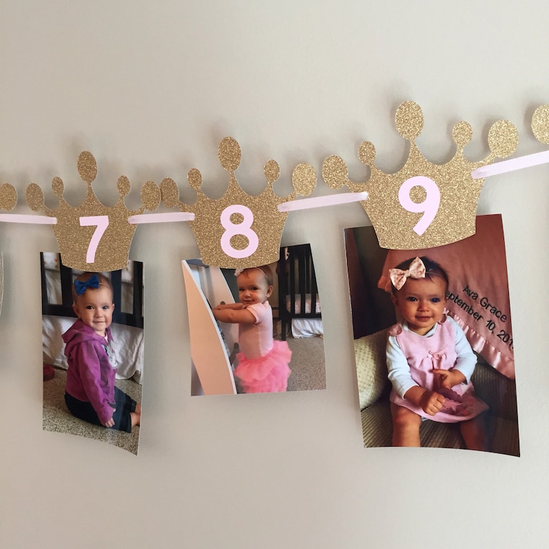 Princess Photo Banner Princess First Birthday Decor - Etsy
