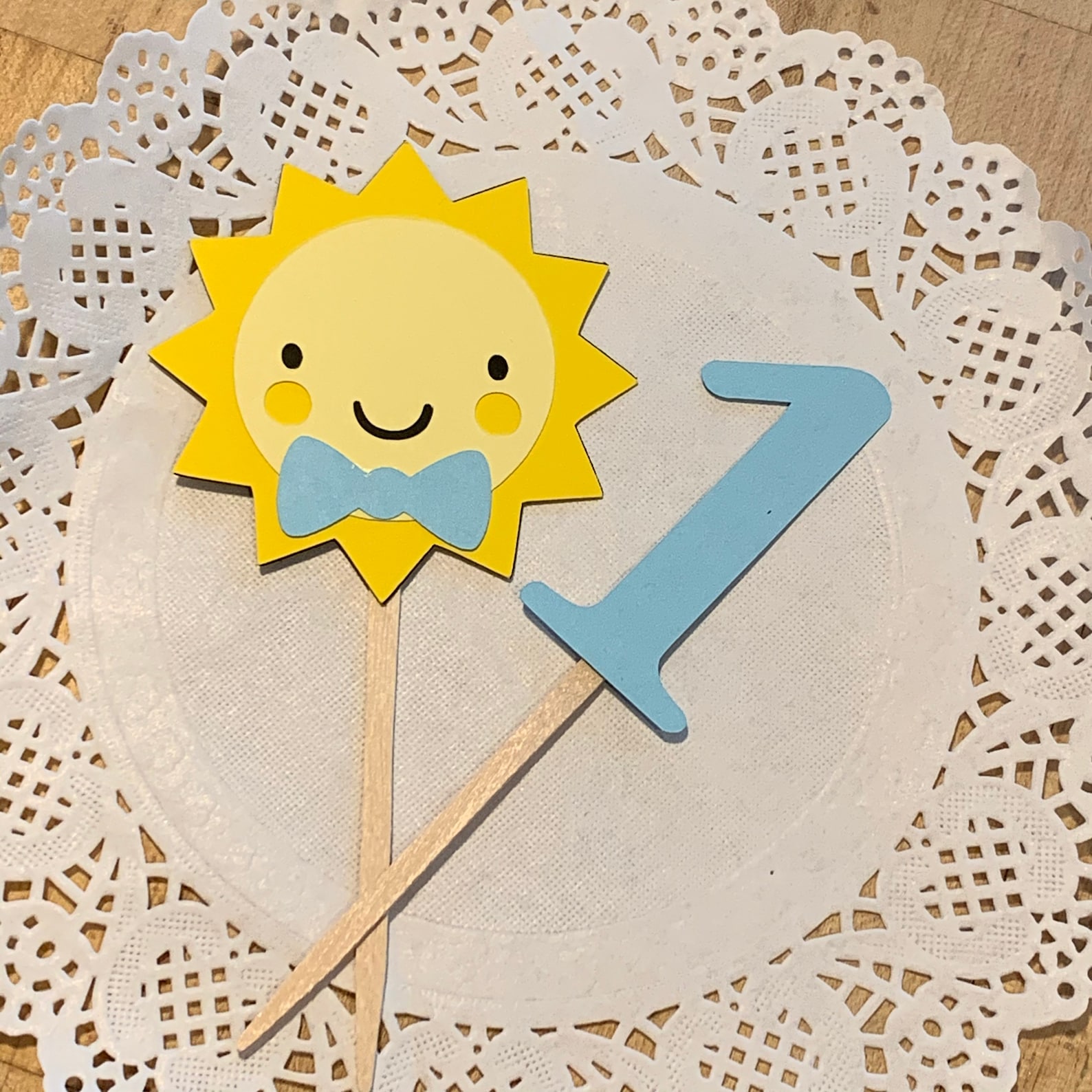 Sunshine Cupcake Toppers - Sunshine Cake Topper - You Are My Sunshine ...