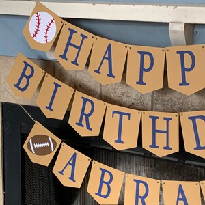 Sports Birthday Banner - Sports Birthday Decorations - Sports 1st ...