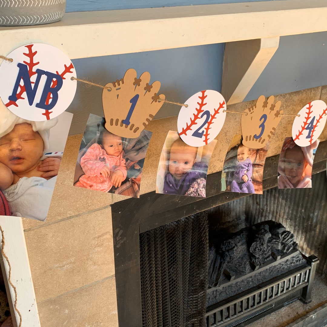 Baseball Photo Banner - Baseball Milestone Banner - Baseball First ...