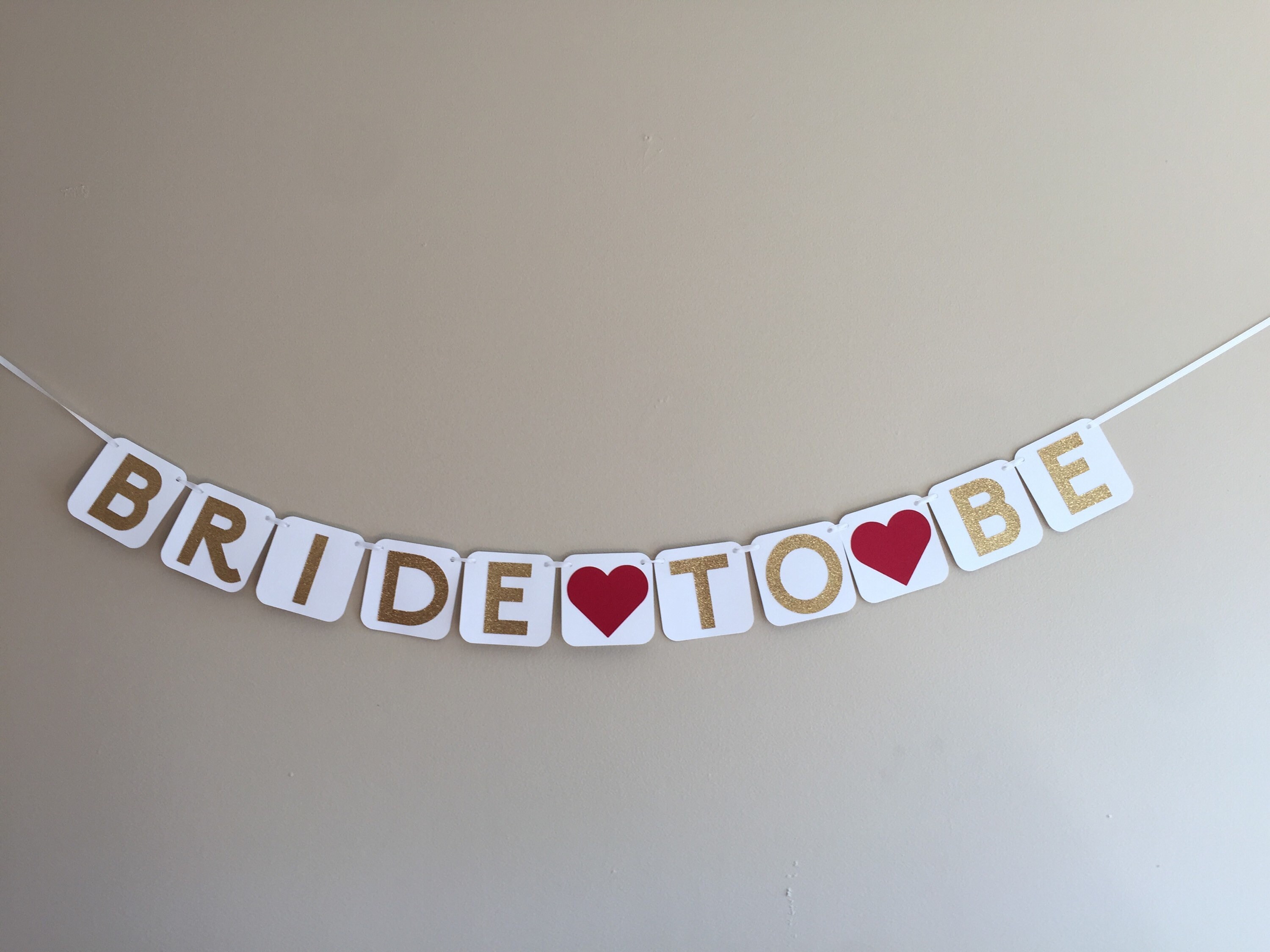 Bride to Be Photo Banner- Engaged Banner - Bridal Shower Banner ...