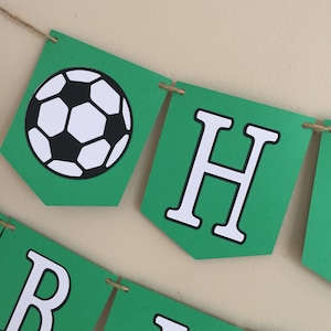 Soccer Birthday Banner, Soccer Decorations, Soccer Birthday Banner ...