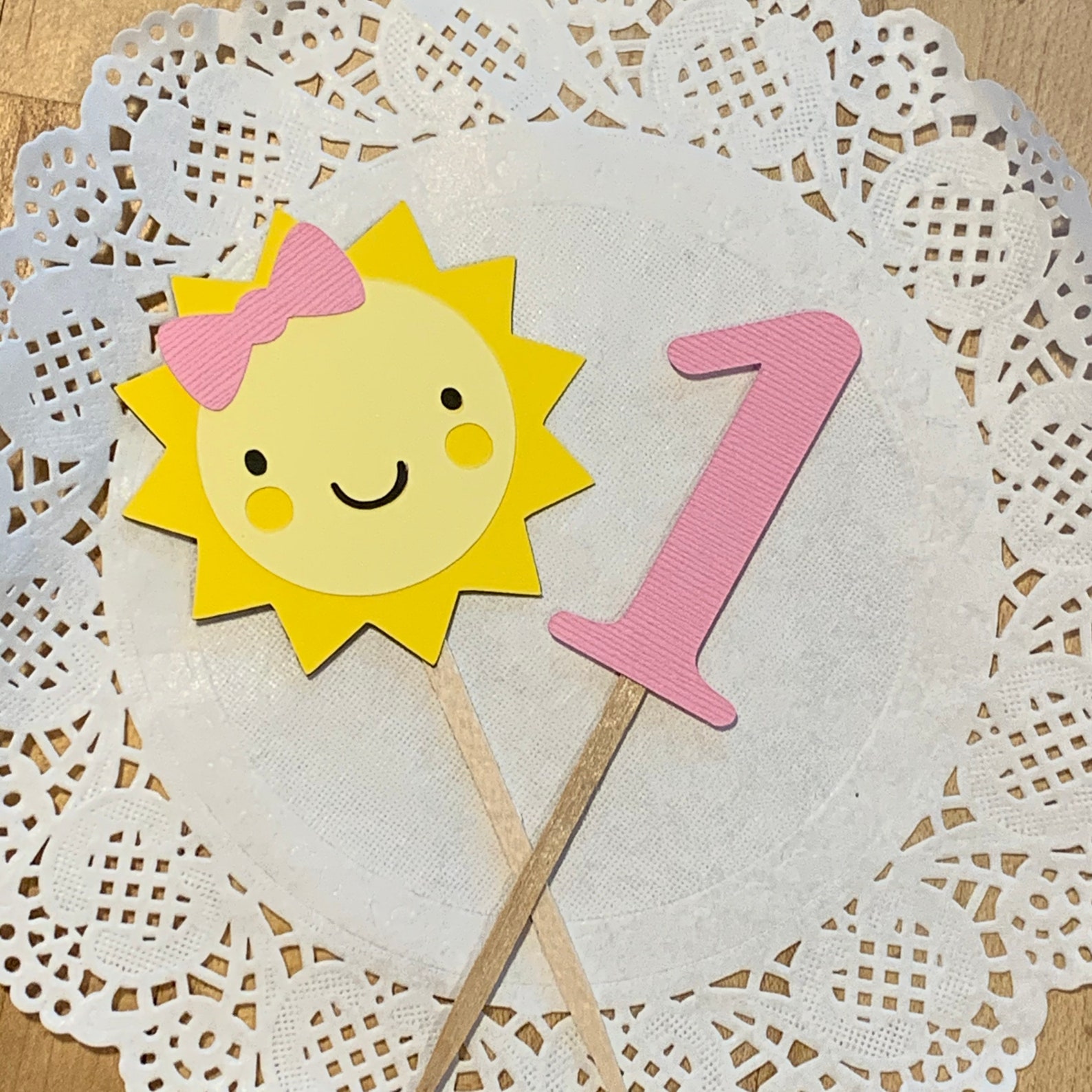 Sunshine Cupcake Toppers - Sunshine Cake Topper - You Are My Sunshine ...