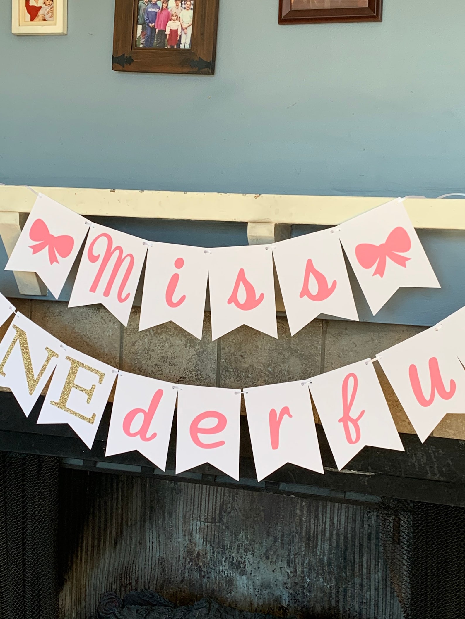 Miss Onederful Banner - Miss Onederful Birthday Banner - Miss Onederful ...