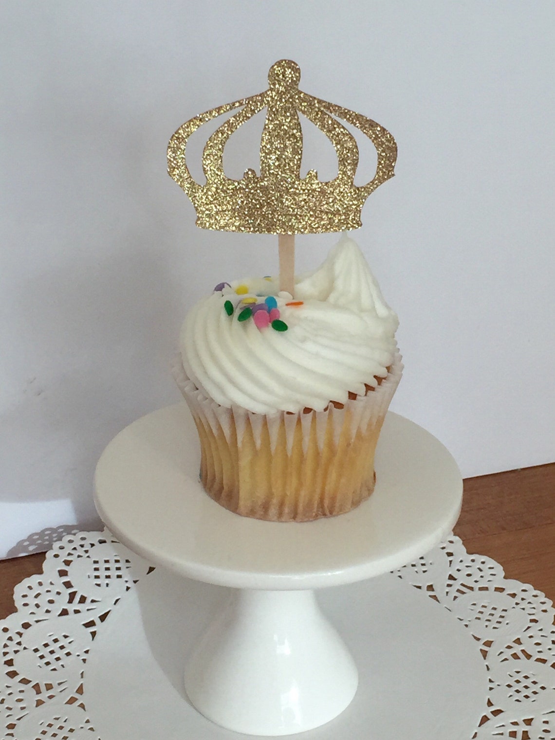 Prince Crown Cupcake Toppers Prince Party Prince Toppers | Etsy