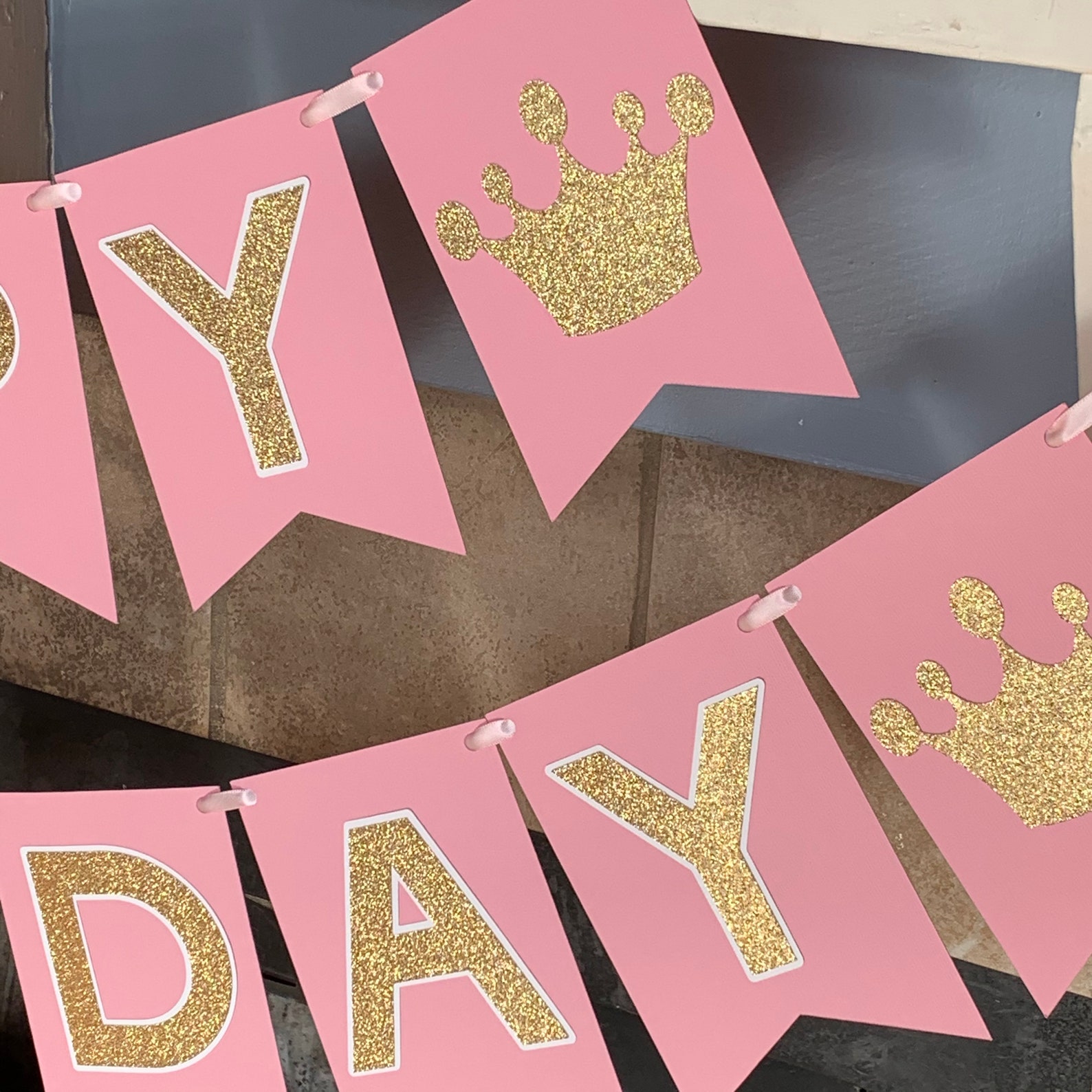 Princess Birthday Banner Princess First Birthday Banner | Etsy