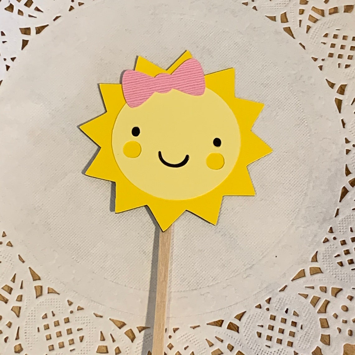 Sunshine Cupcake Toppers - Sunshine Cake Topper - You Are My Sunshine ...