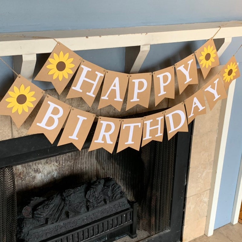 Sunflower Birthday - Etsy