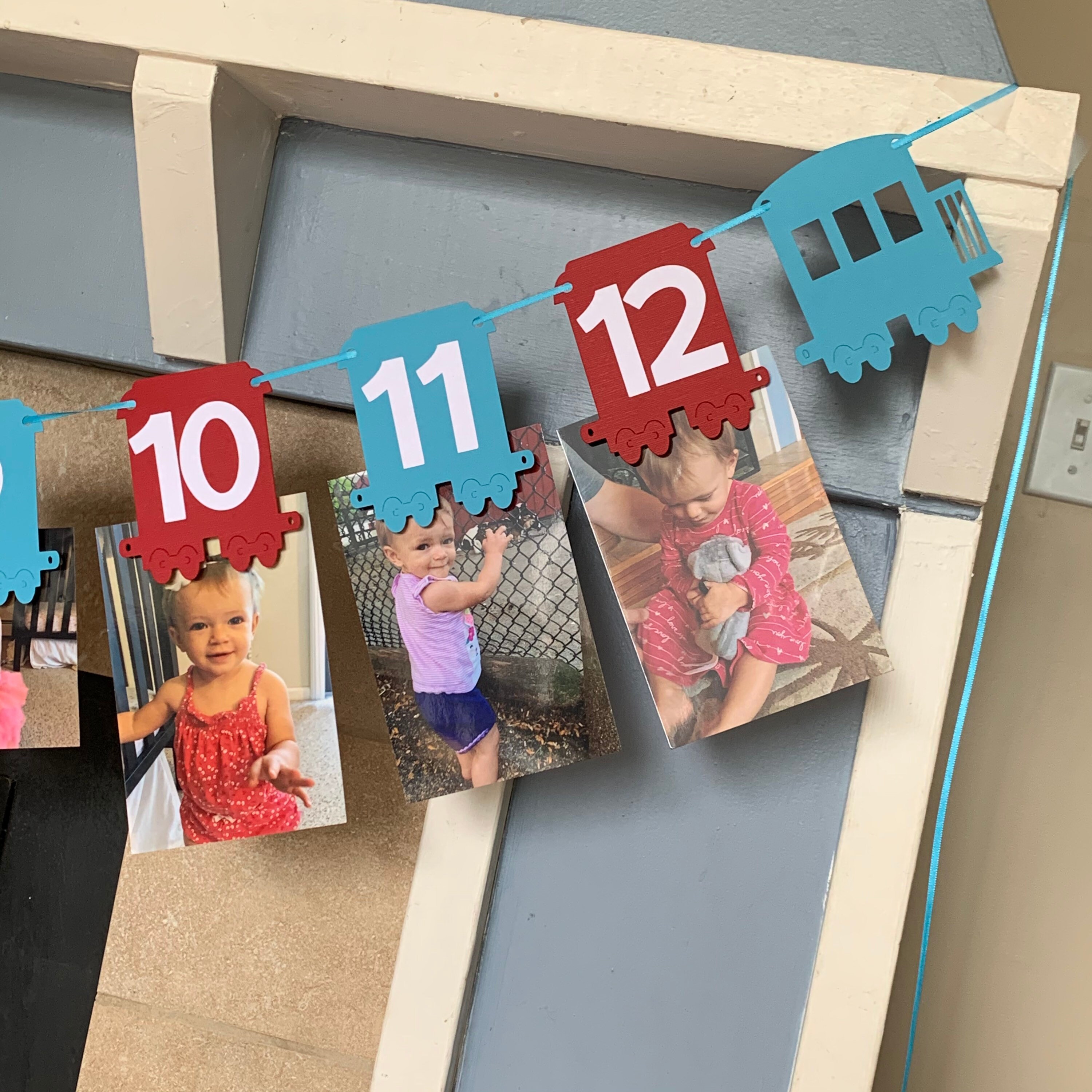 Train Photo Banner Train Party Train Banner Train | Etsy