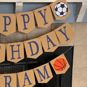Sports Birthday Banner - Sports Birthday Decorations - Sports 1st ...