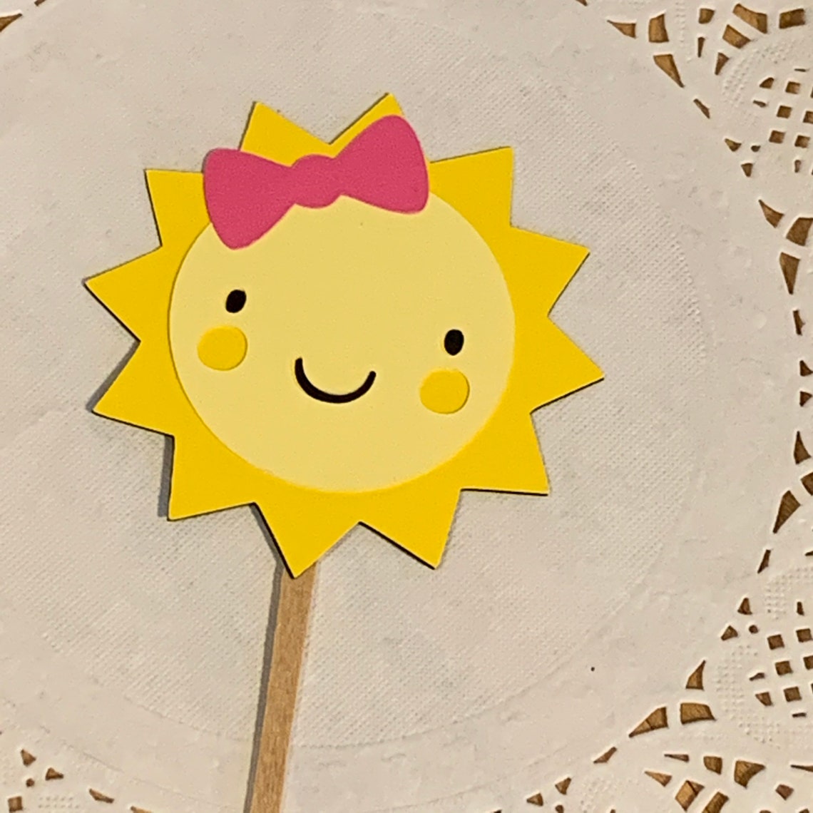 Sunshine Cupcake Toppers - Sunshine Cake Topper - You Are My Sunshine ...