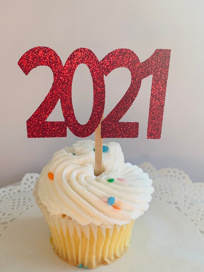 2023 Cupcake Toppers New Years Eve Party Decor Graduation - Etsy