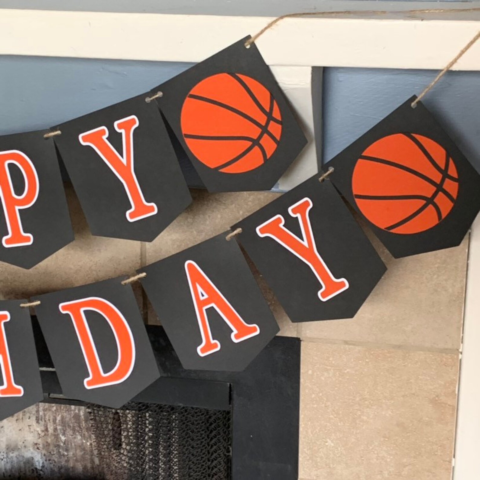 Basketball Birthday Banner Basketball Birthday Decorations - Etsy