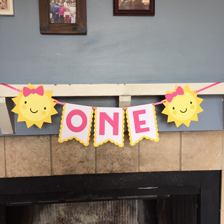 Sunshine Banner Sunshine first birthday Sunshine Birthday | Etsy