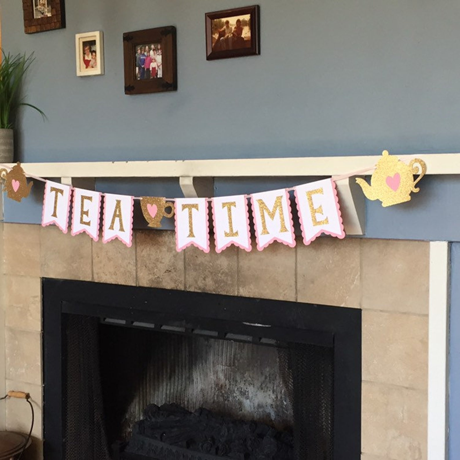 Tea Party Birthday Banner Princess Tea Party Tea for Two - Etsy