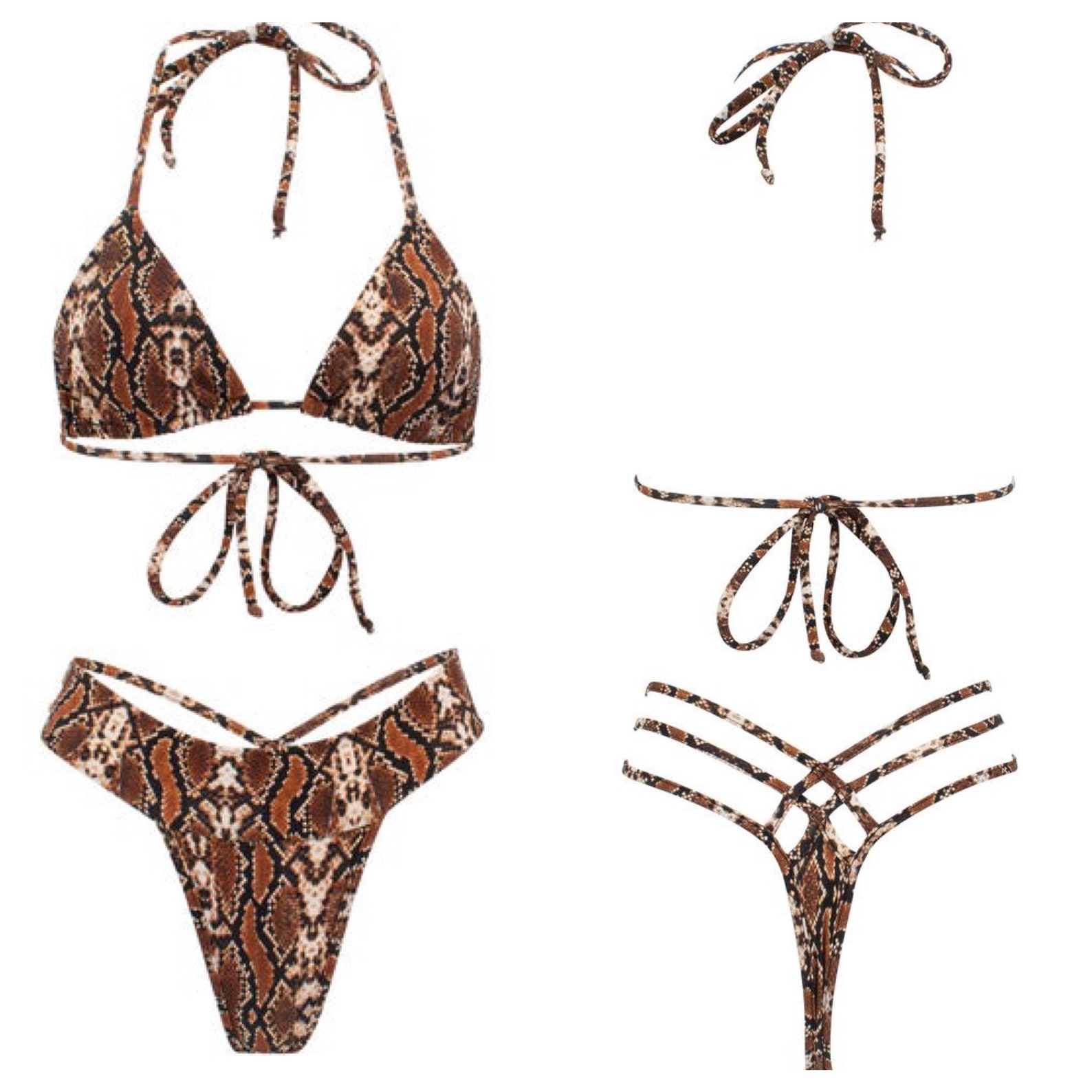 Sexy Thong Bikinis Bottoms Only Swimsuits The Seled Etsy