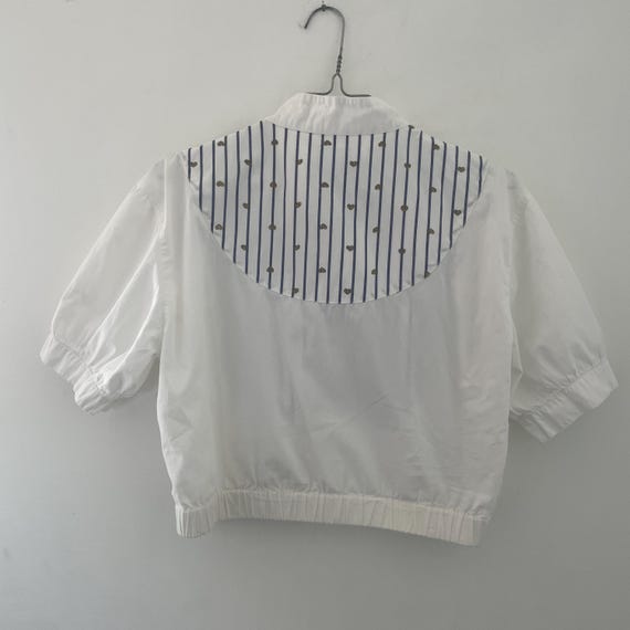 90s 80s Iceberg shirt half sleeve heart stripe patter… - Gem