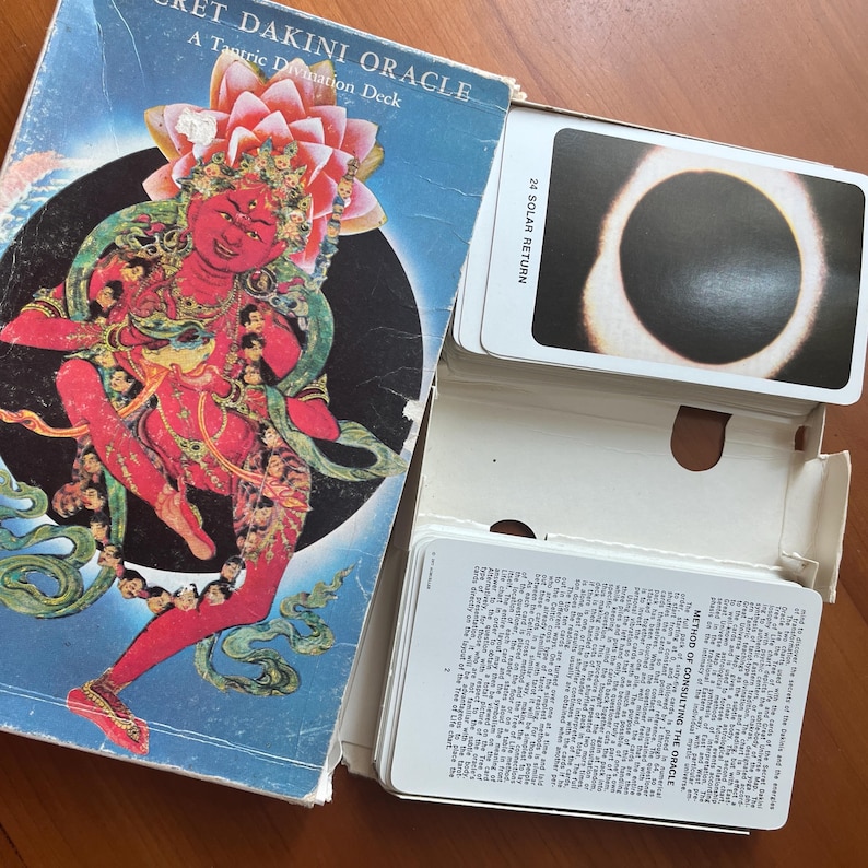 1977 Penny Slinger SIGNED Secret Dakini Oracle Deck Tantric Divination ...