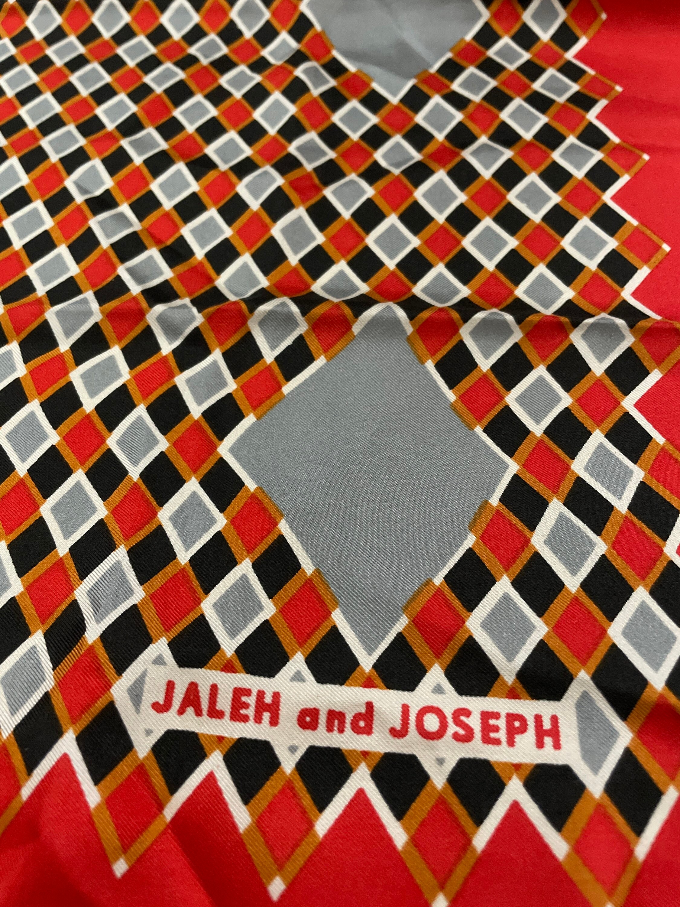 Jaleh Joseph Japanese Mode Makers Hand Rolled Scarf Pocket Square ...
