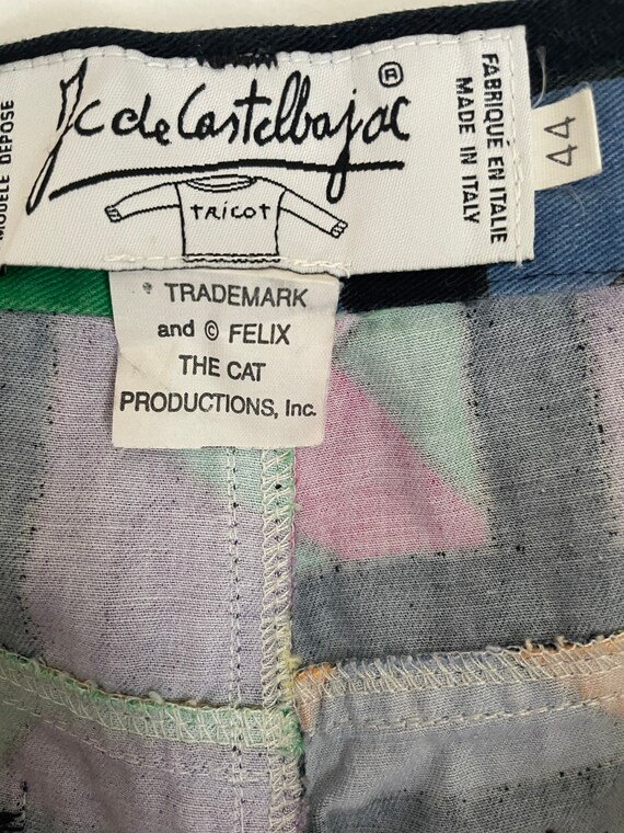 Vintage JC de Castelbajac Felix the Cat cartoon cotto… - Gem