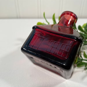Miniature Wheaton Ruby Red Glass Bottle Tuckahoe Country 1891 - Etsy