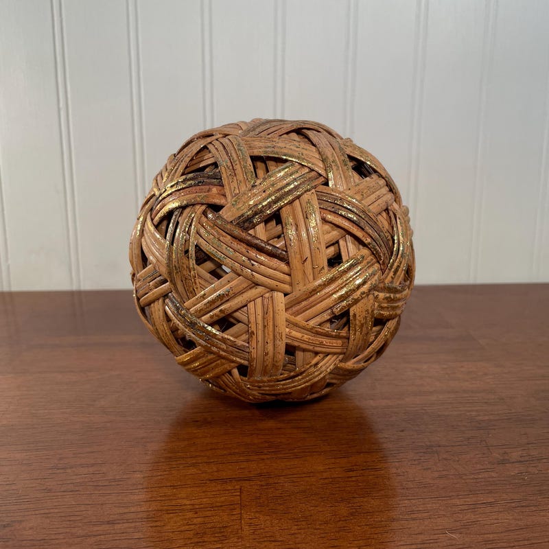 Rattan Balls - Etsy