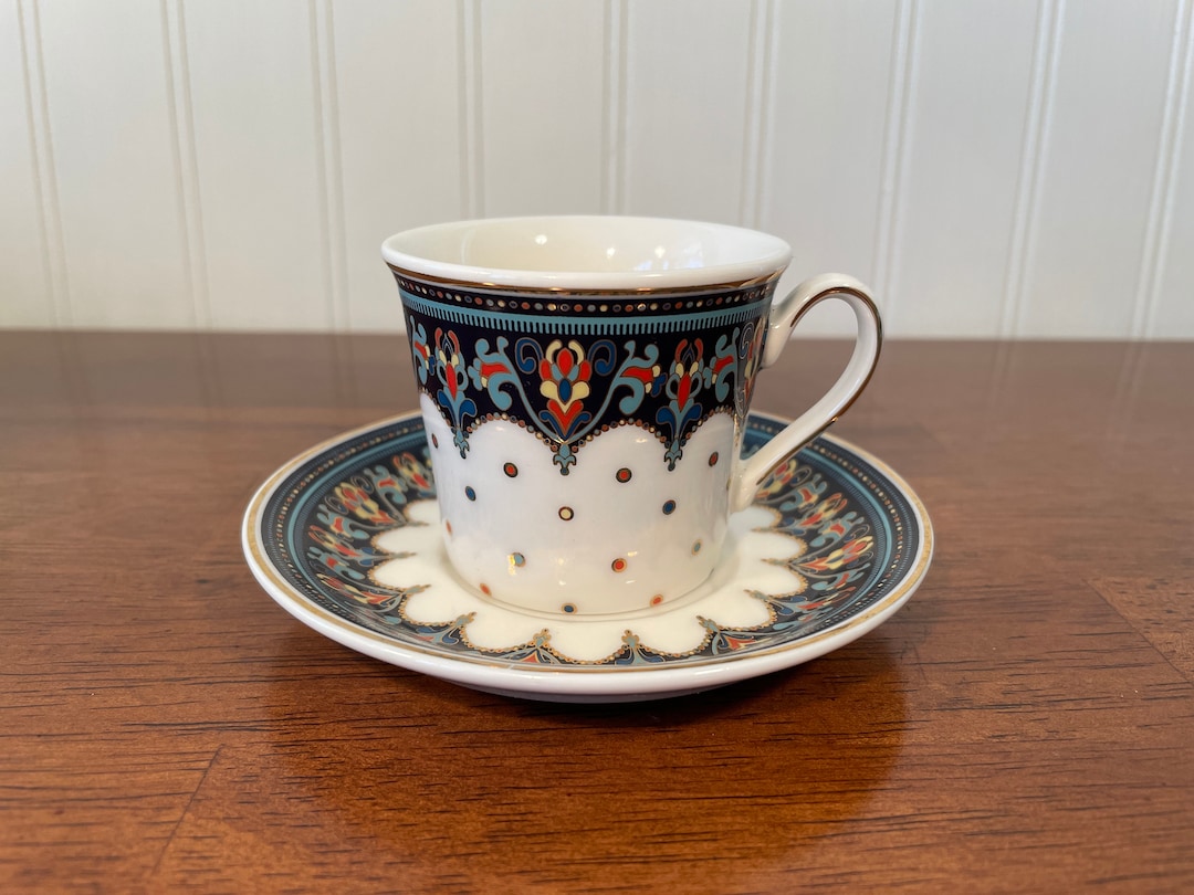 Whittard of Chelsea Expresso Cup & Saucer, Midnight Owl Demitasse Set ...